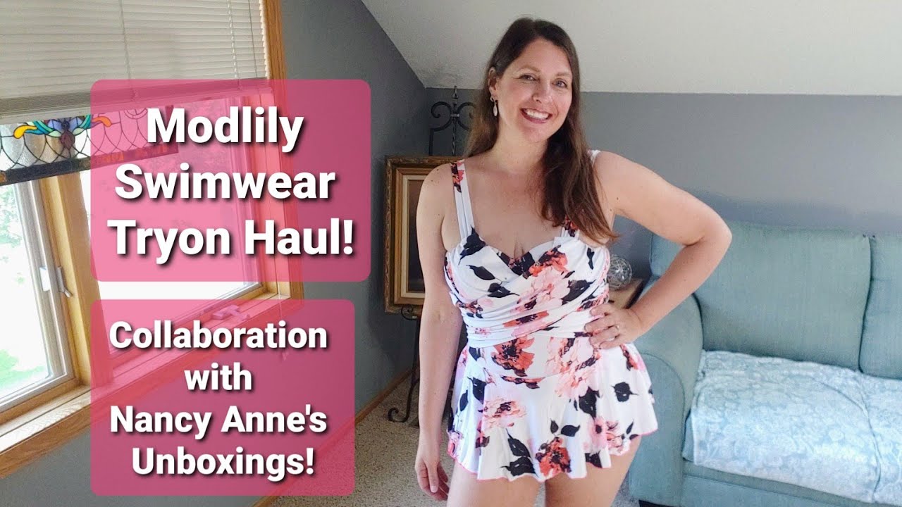 Modlily Tryon Haul Video & Collab with Nancy Anne! My first Swimwear ...