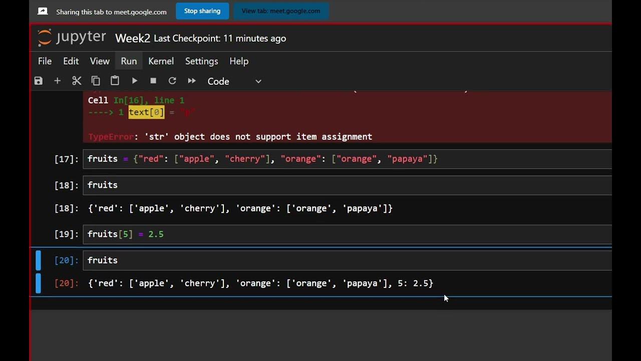 Python for Data Science - NPTEL live interactive session - Week 2 - YouTube