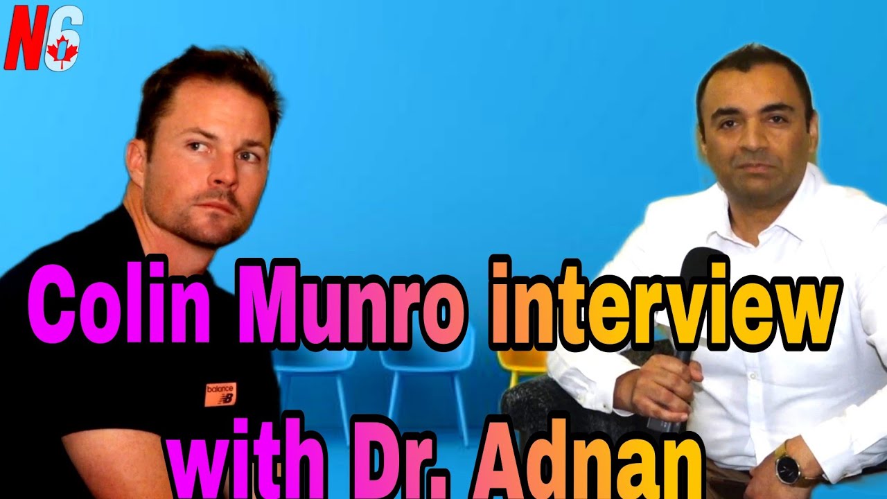 Colin munro exclusive on match point with Dr Adnan | N6 canada - YouTube