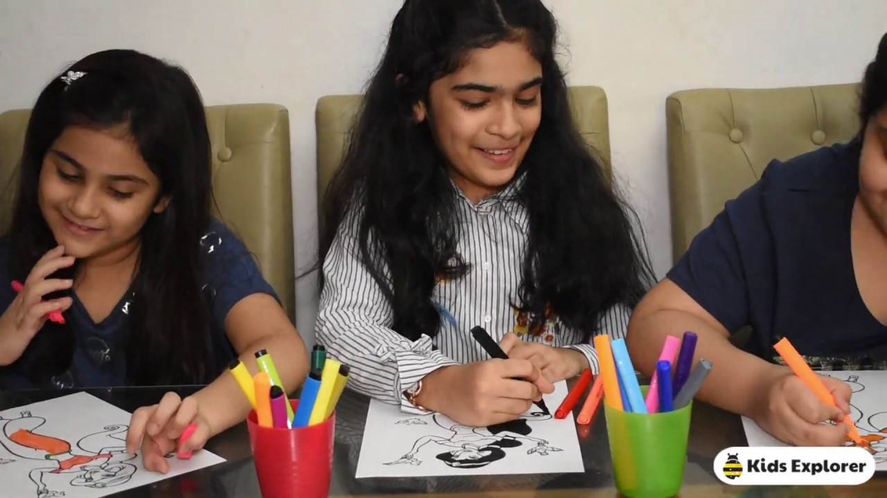 3 MARKER CHALLENGE With COUSINS | Kids Explorer - YouTube