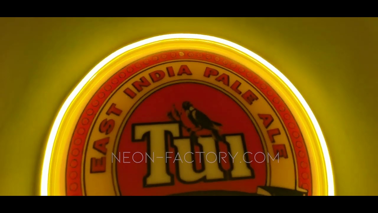 Tui beer neon LED sign - YouTube