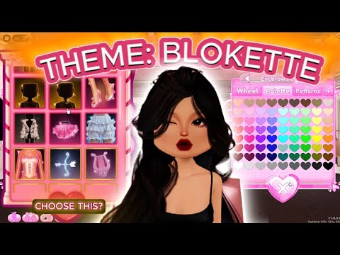 "I Won 1st Place in Dress to Impress Roblox – BLOKETTE Edition! 👑💅 ...