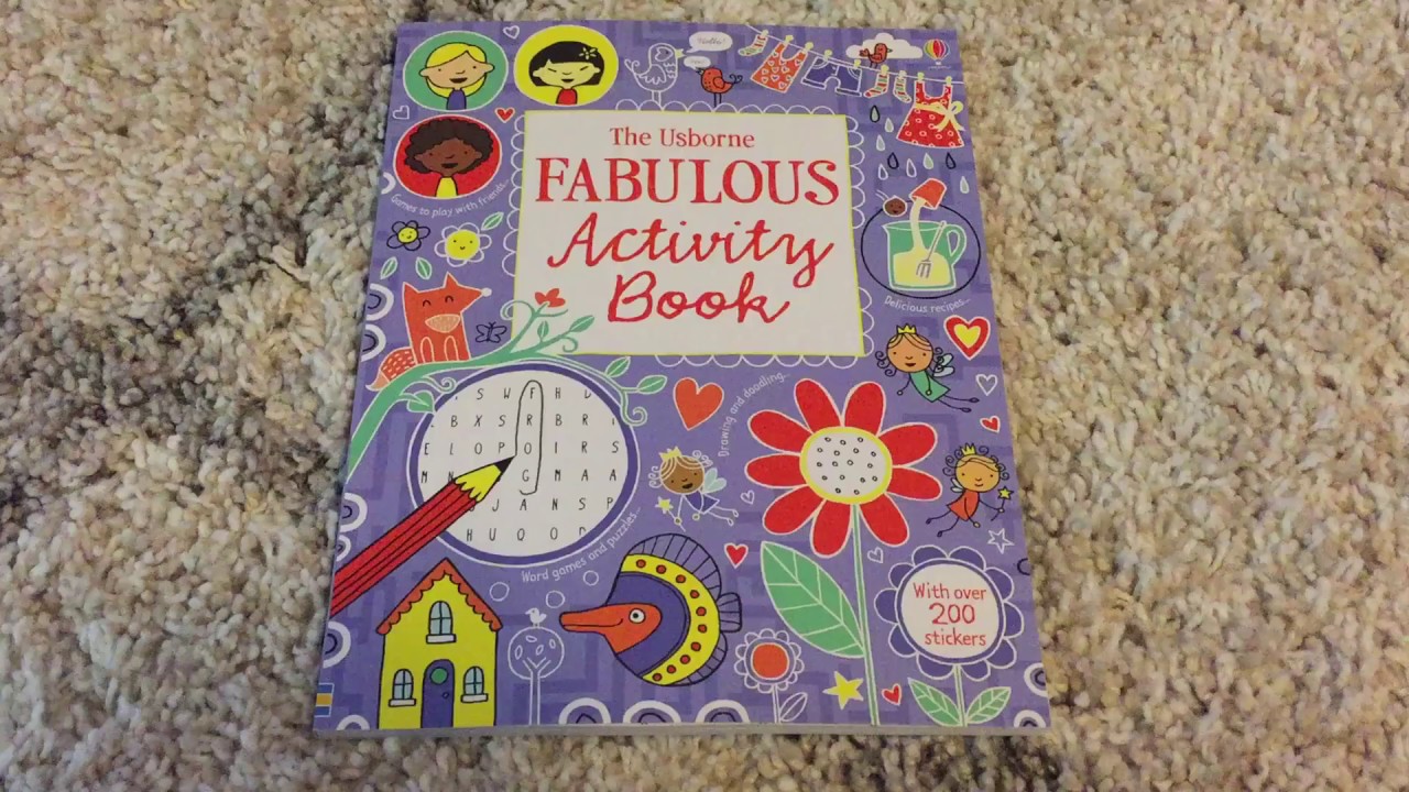 Usborne Fabulous Activity Book - YouTube