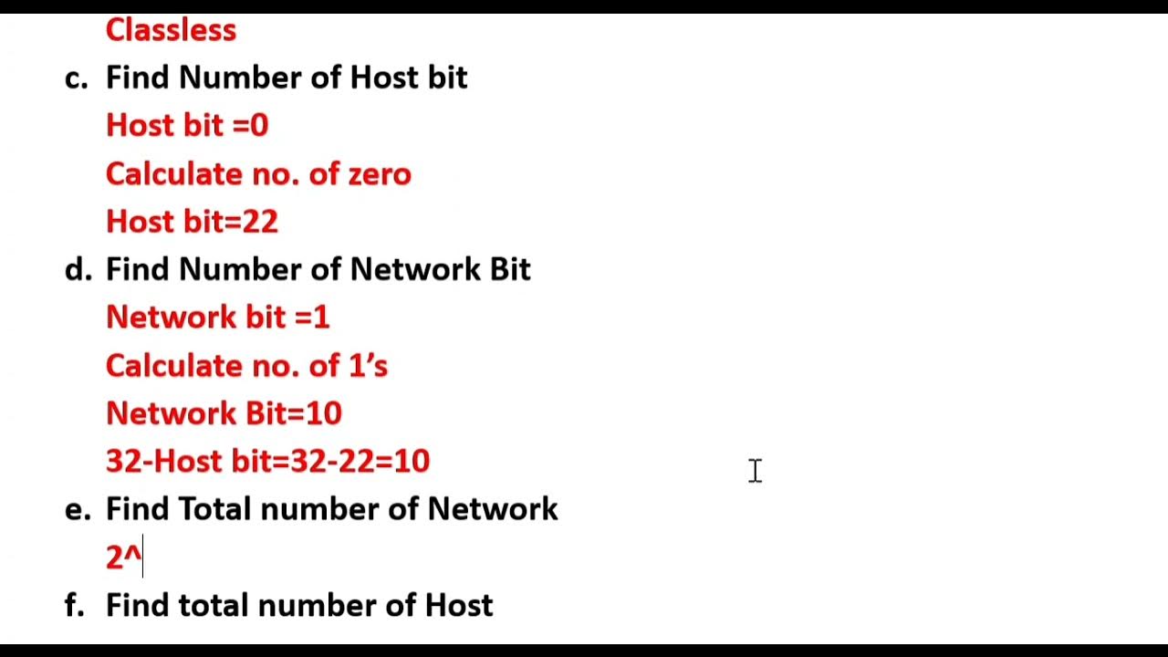 What Is Classless Ip Addressing In Computer Network Broadband Address