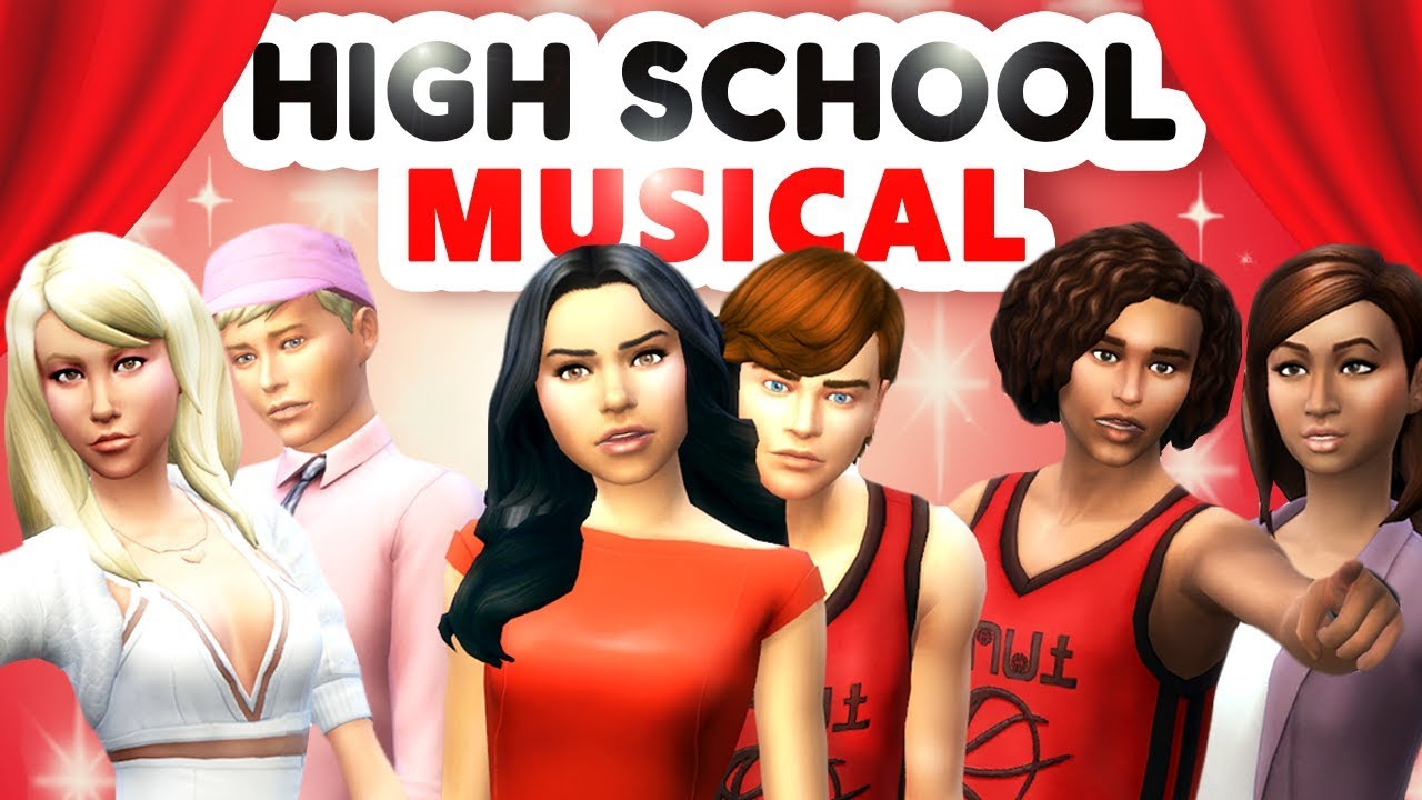 THE SIMS 4 HIGH SCHOOL MUSICAL! (With Disney Channel) - YouTube
