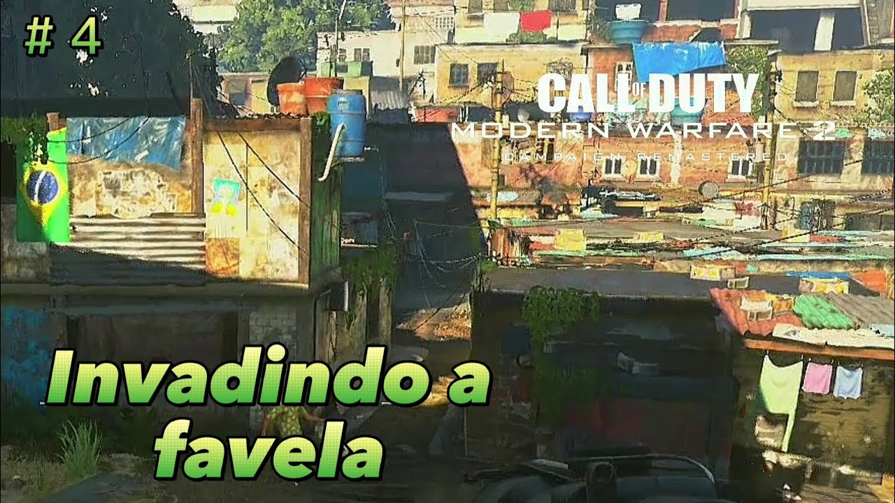Favela do RIO #4 - COD MW2 (2009) REMASTERED (PS4) - Dificuldade ...