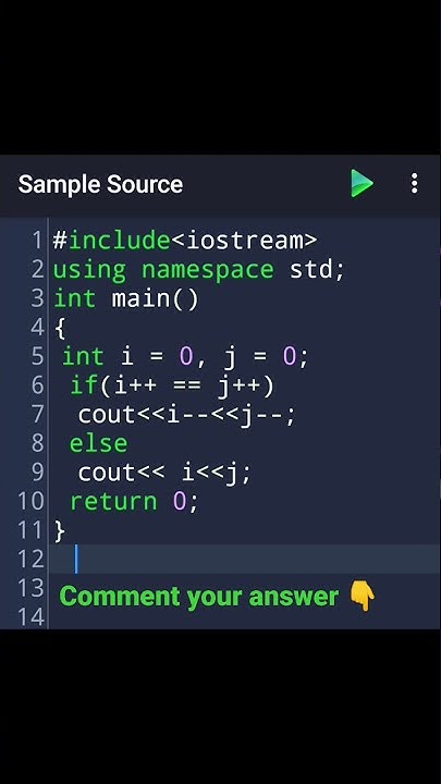 What will be the output of the c plus plus program. #cplusplus #shorts #coding #programming ...