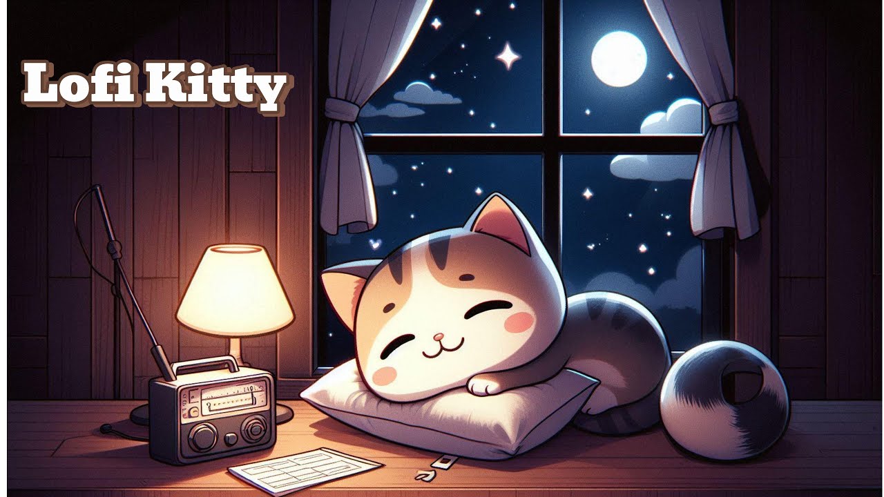 Lofi Kitty – Chill Lofi Beats for Sleep, Study, and Relaxation | Cat Vibes with Night Ambience ...
