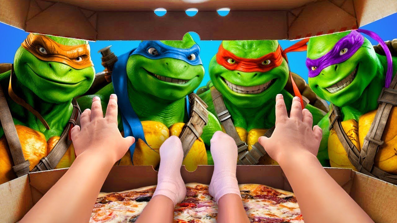 I Was Adopted by TMNT! Teenage Mutant Ninja Turtles vs Shredder in Real ...