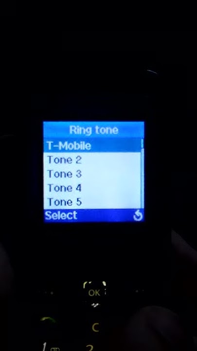 Samsung SGH-C140 Ringtone - T-Mobile - YouTube