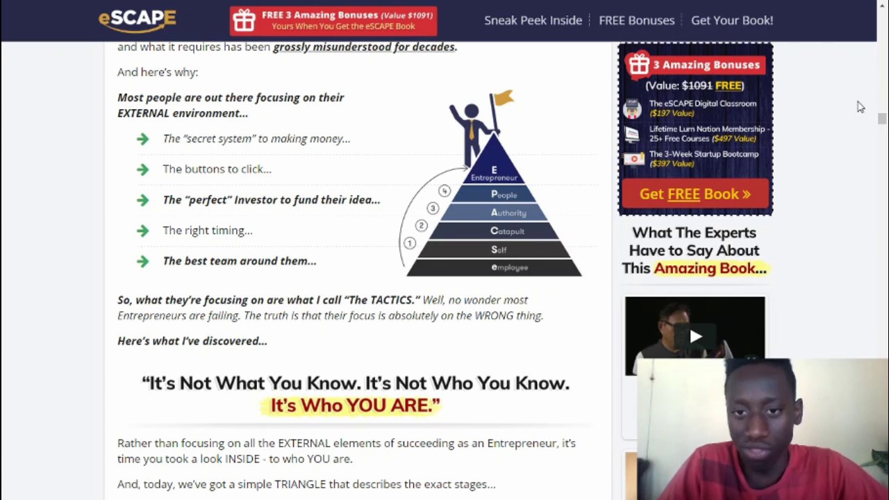 Anik singal escape book review - **Not what you could expect** - YouTube