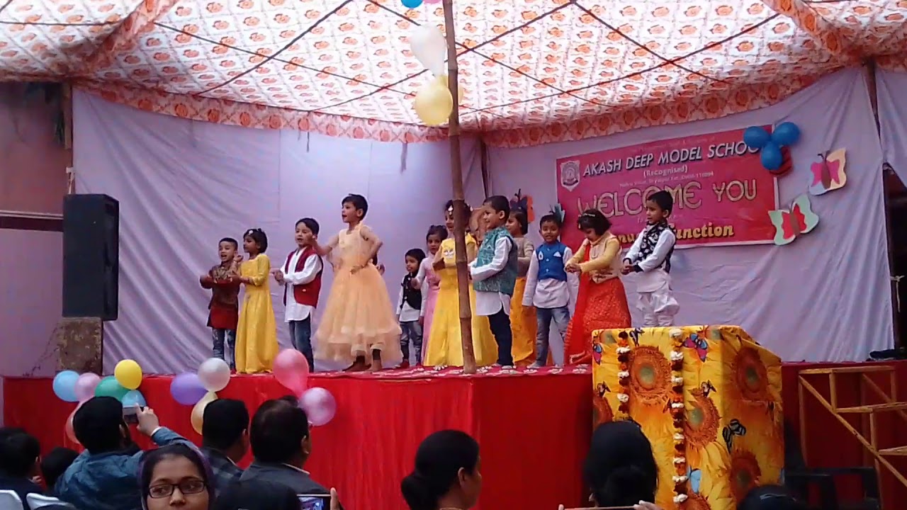 AKASH DEEP MODEL SCHOOL DANCE PERFORMES - YouTube