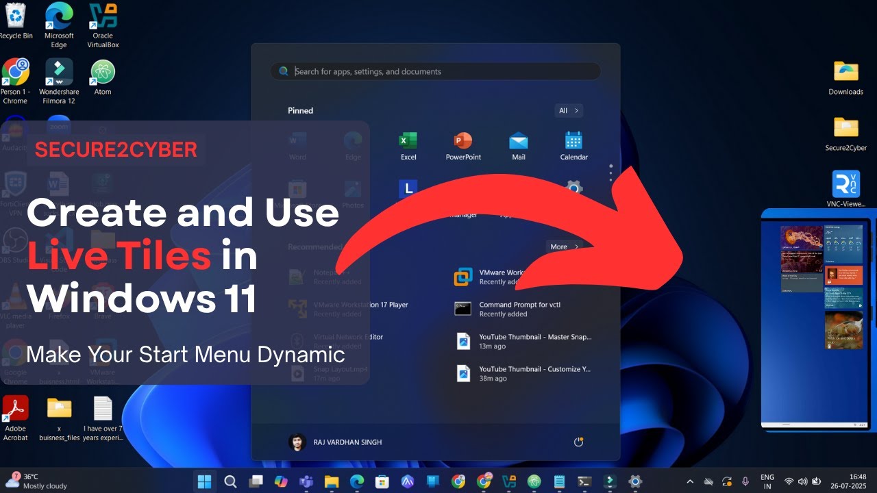 How To Create and Use Live Tiles in Windows 10 | Make Your Start Menu ...