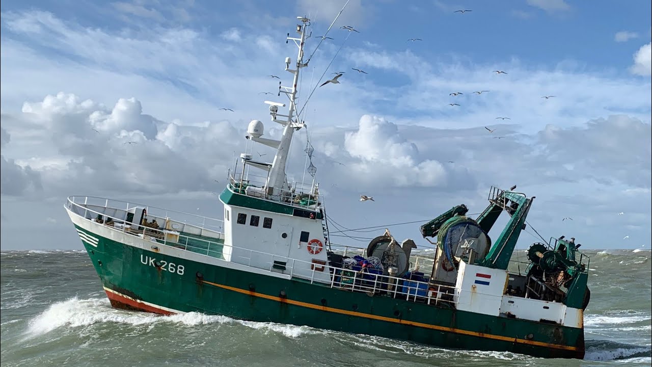 Fishing boat in bad weather #fishing #sea #fish #nature #northsea - YouTube