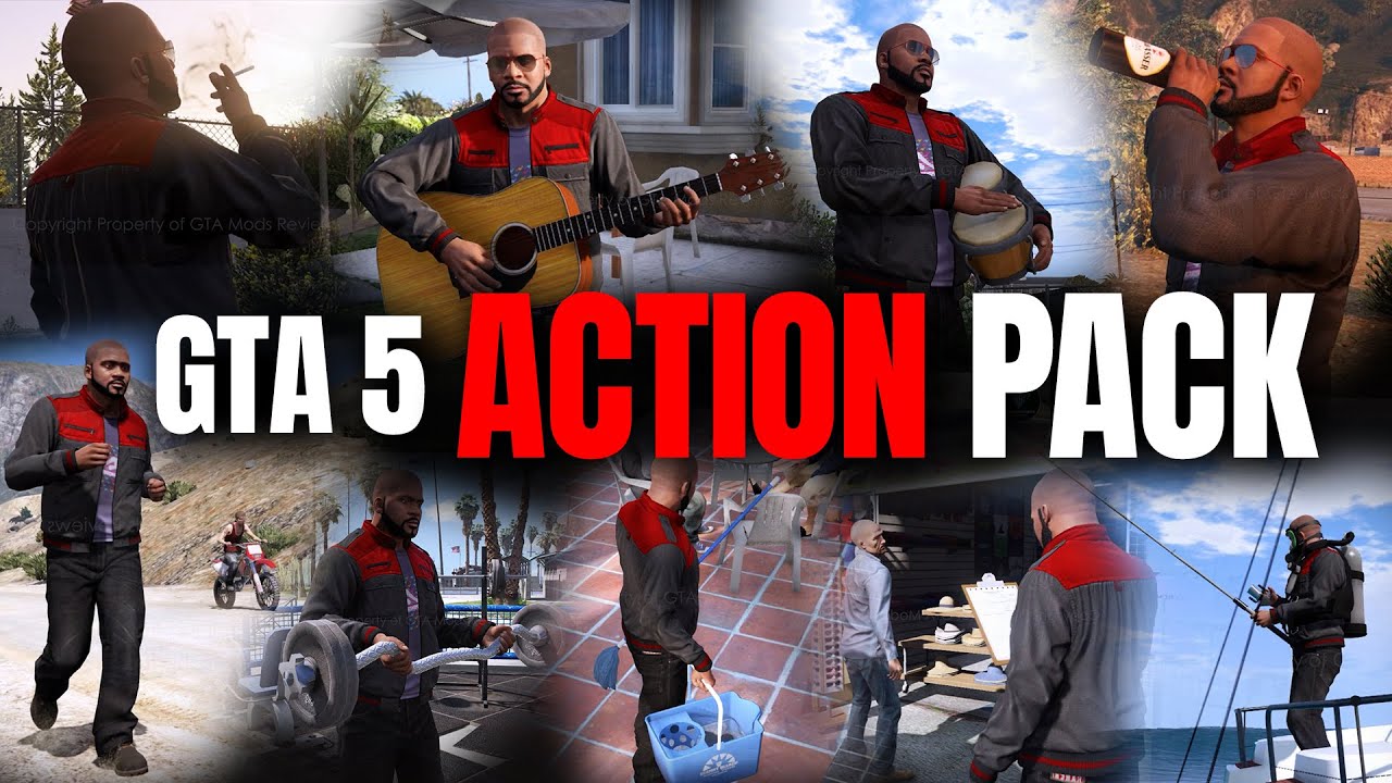 GTA 5 Action Pack Mod | ActionsV 2.1 - YouTube