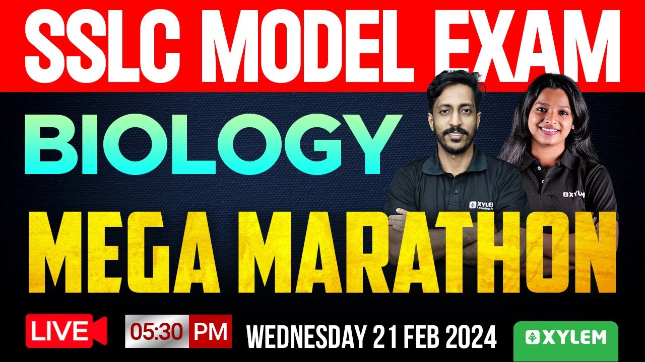 SSLC Model Exam Biology - Mega Marathon | Xylem SSLC - YouTube