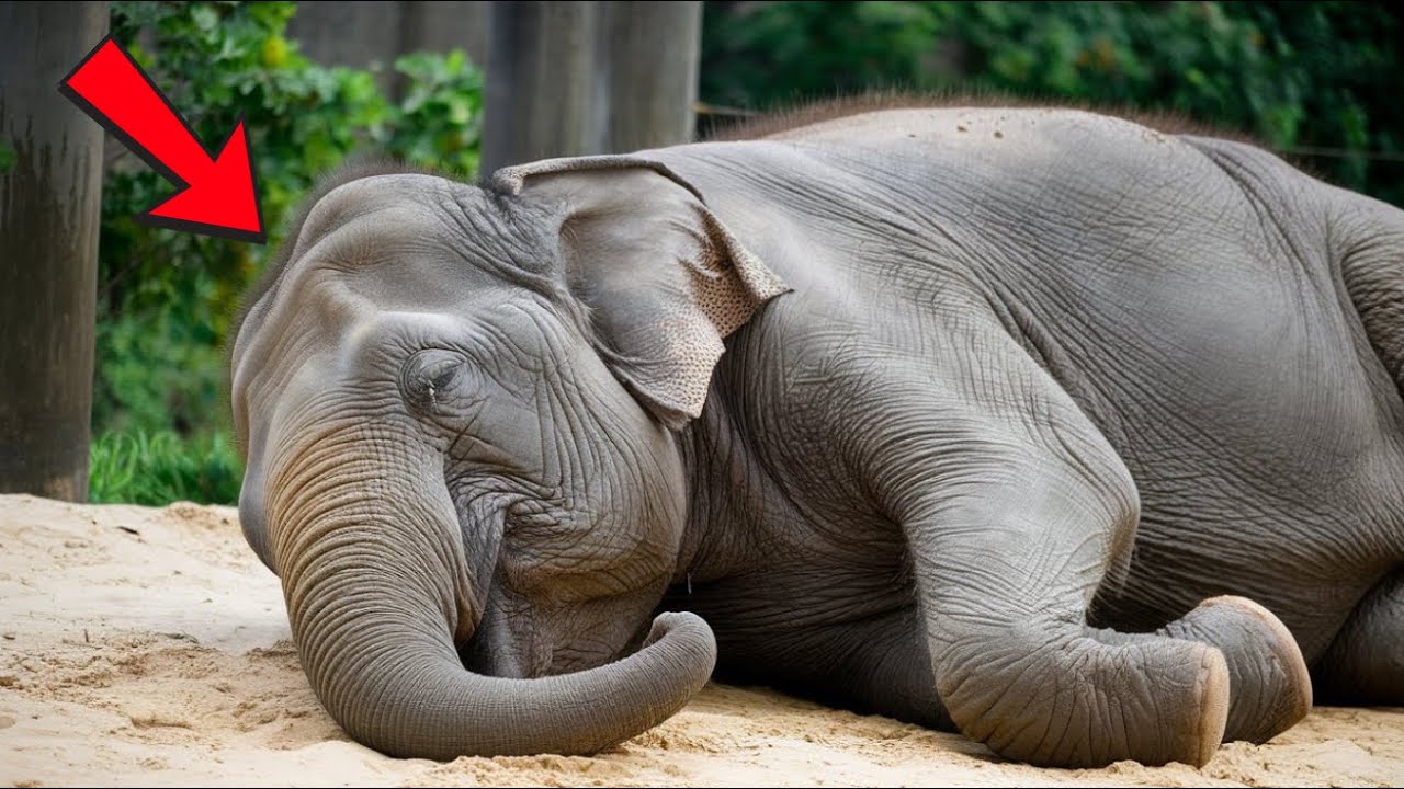 59-yr-old Dying Elephant Refuses To Eat, But Suddenly She Hears A ...