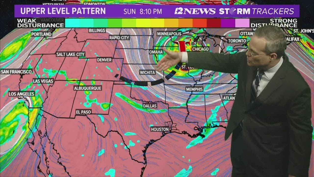 Weak front on the way - YouTube