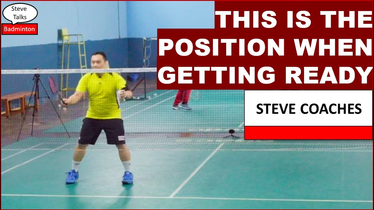 This is the position when getting ready for drives - Badminton Training ...