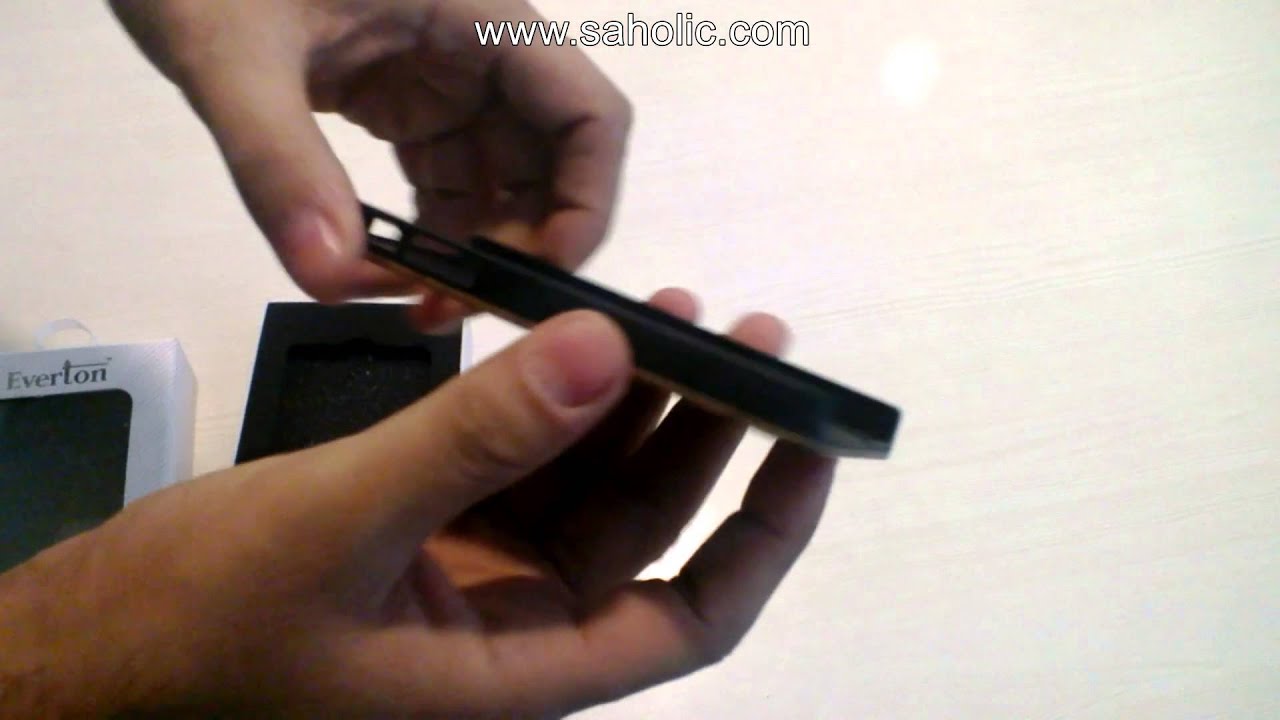 Everton Apple iPhone 55S Wooden Case Classic Walnut Wood - YouTube