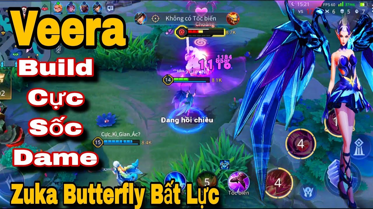Veera Dùng Build Sốc Dame Cực Mạnh Một Combo Bốc Hơi Zuka Và Butterfly ...