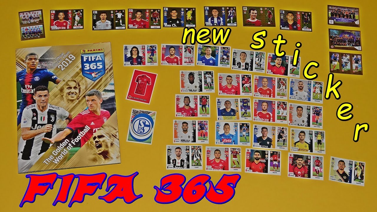Panini Sticker Album FIFA 365 Saison 2019 new stickers Golden World of ...