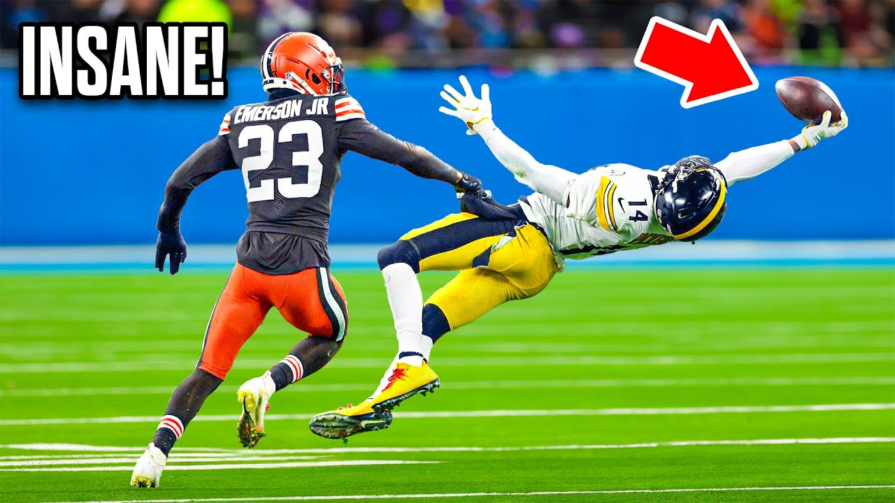 NFL INSANE One-Handed Catches - YouTube