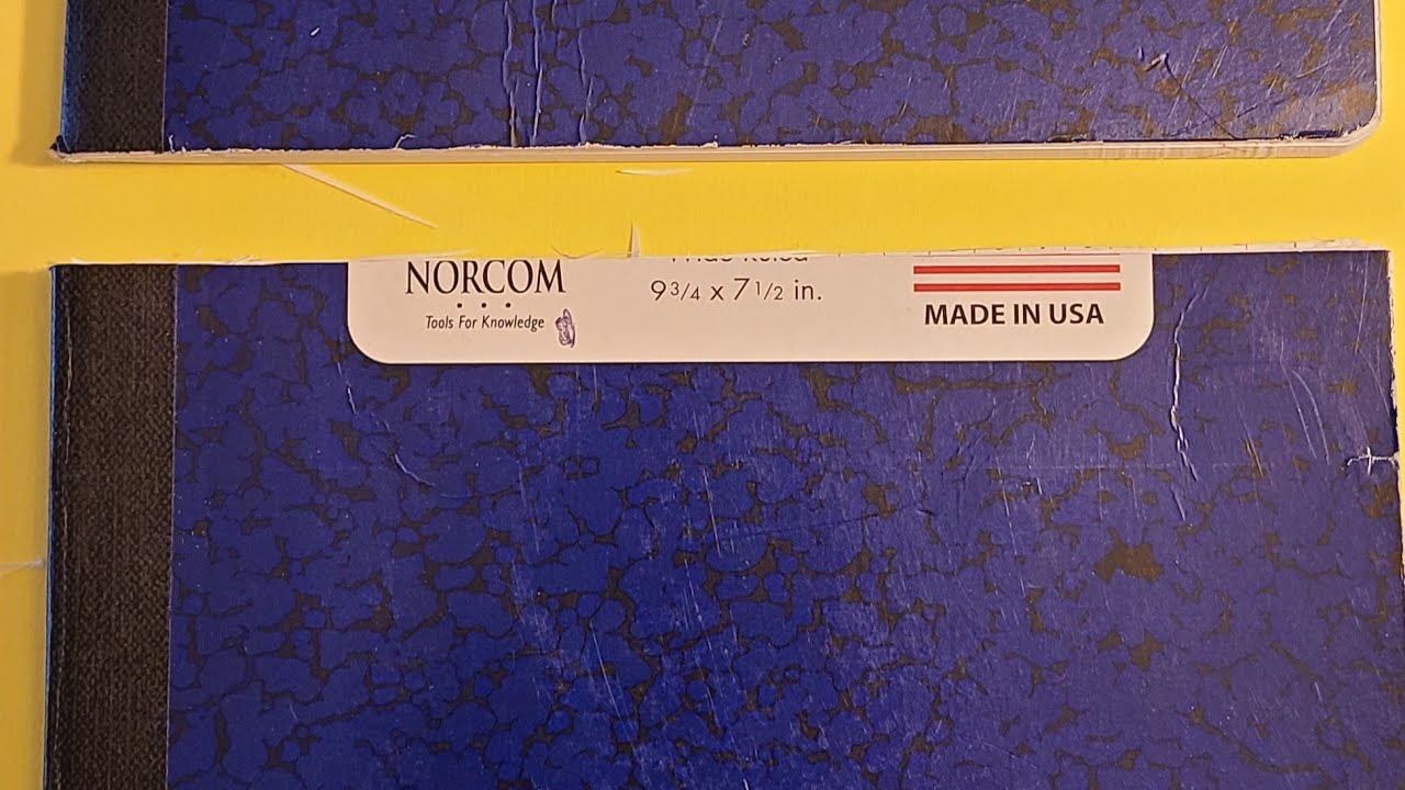 Repurpose Old Composition Notebooks - YouTube