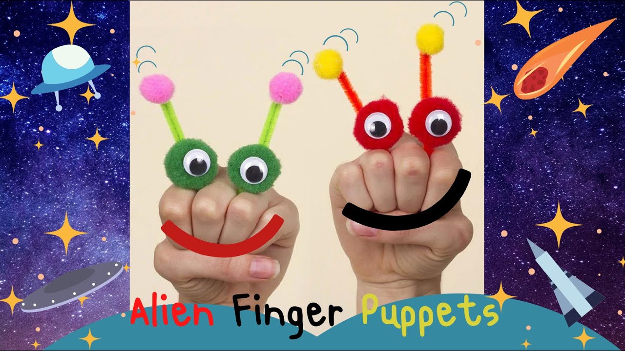 7 March: Alien Finger Puppets - YouTube