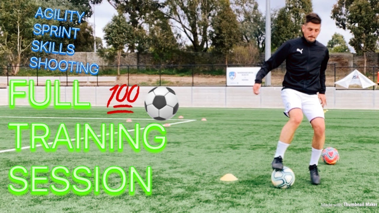 FULL PERSONAL SOCCER TRAINING SESSION!! - YouTube