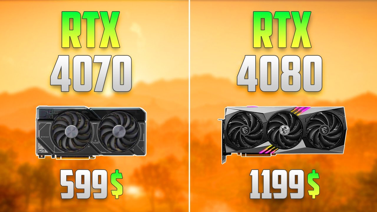 RTX 4070 vs RTX 4080 - Test in 12 Games - YouTube