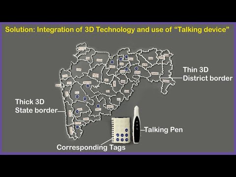 Implementation of Project – Talking Map at NFBM Jagriti Schools of Blind Girls - YouTube