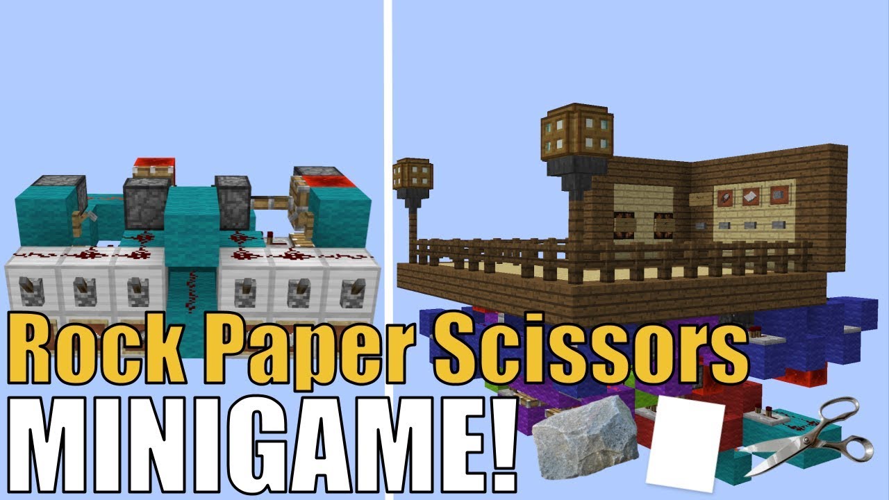 BEST Rock Paper Scissors MINIGAME!!! (broken in 1.16) - YouTube