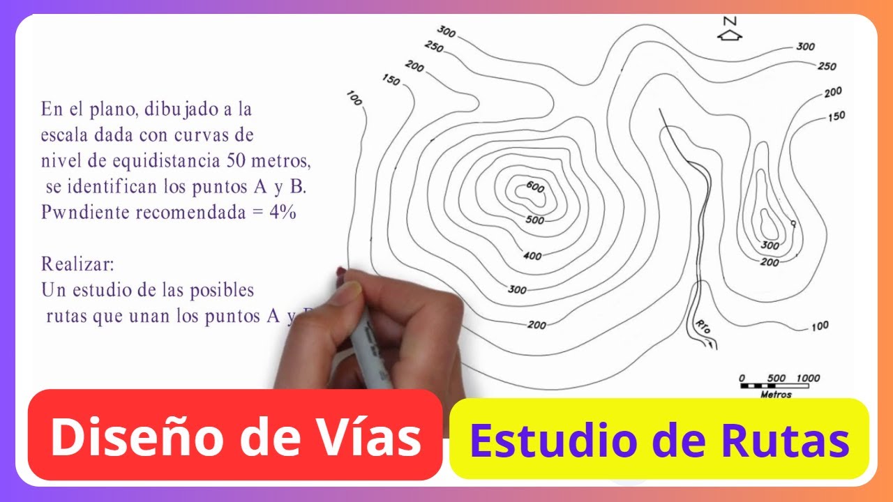 Estudio de Rutas🚗 Diseño de Vías | Carreteras - YouTube