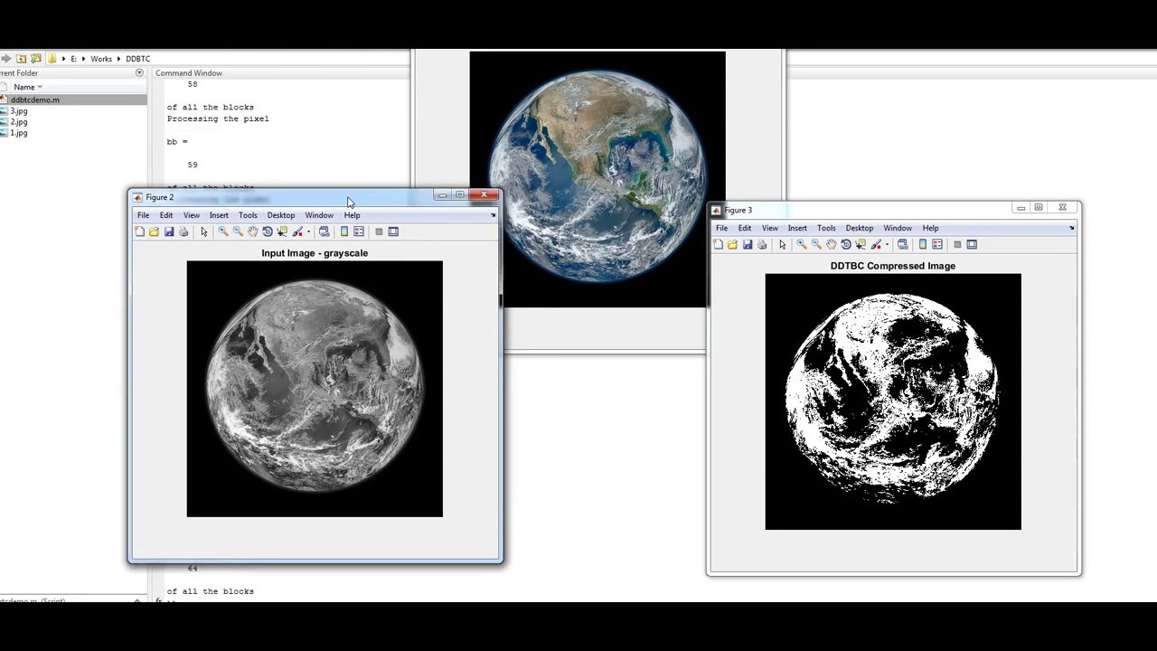 Dot Diffused Block Truncation Coding Matlab Youtube 2402