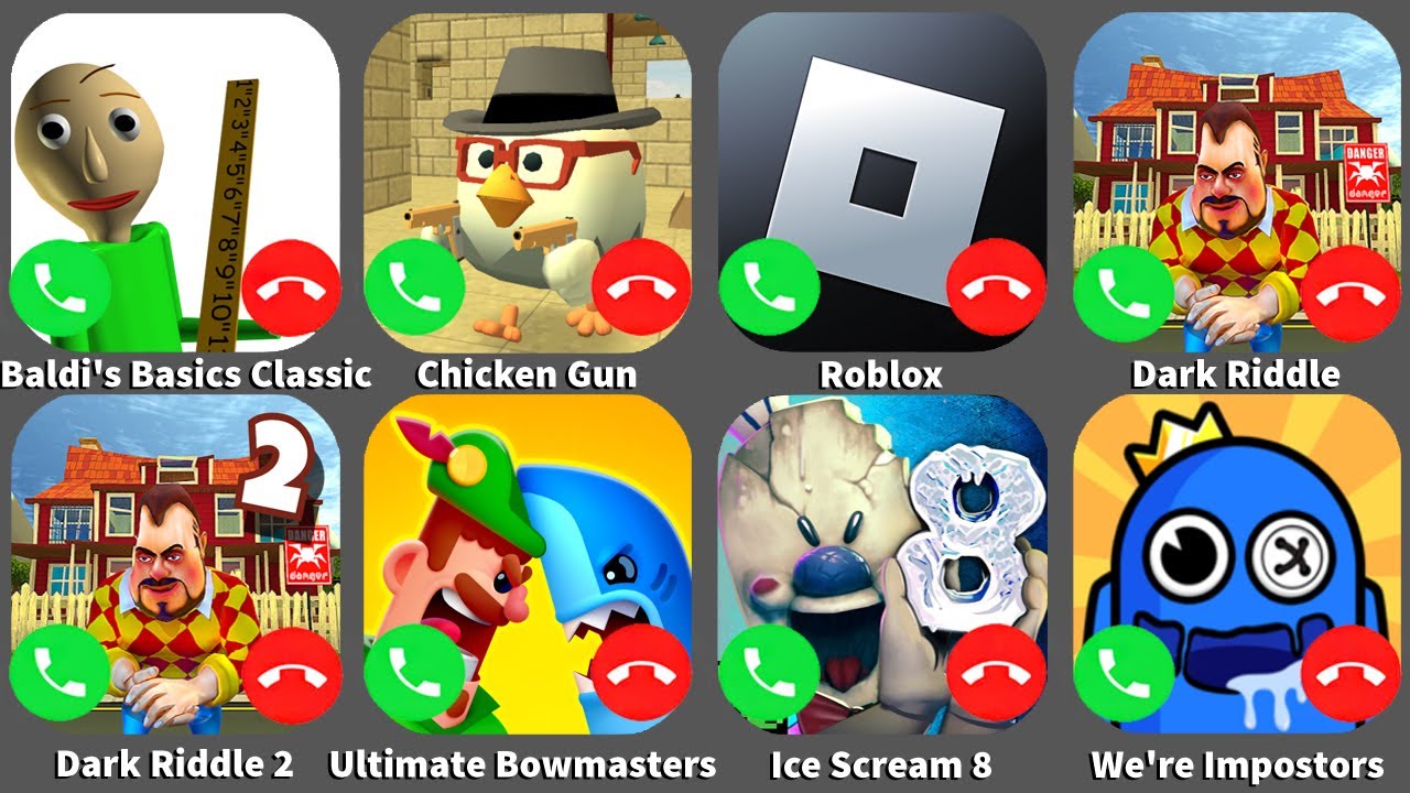 Baldi's Basics Classic Remastered,Chicken Gun,Roblox,Dark Riddle,Dark ...