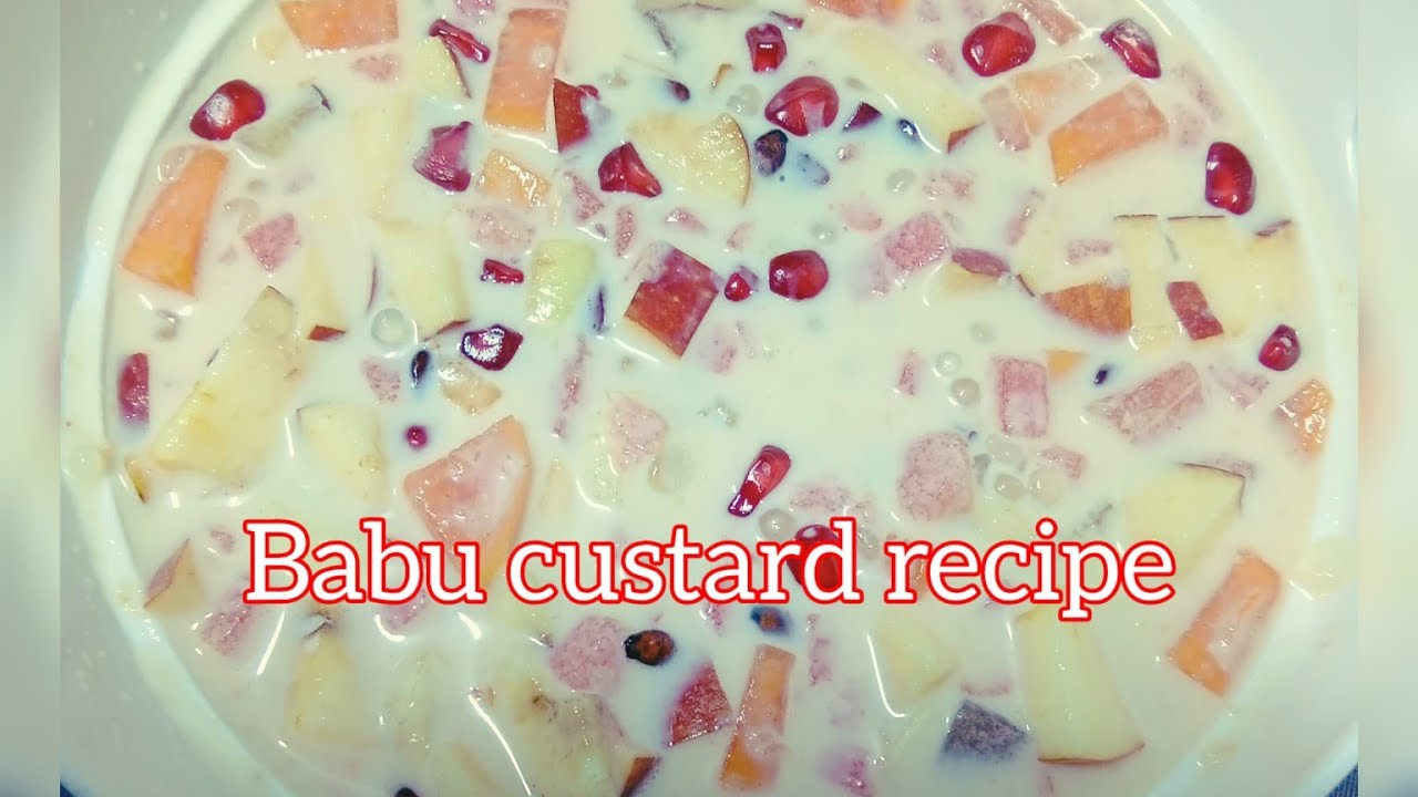 sabu custard recipe ekbar khelebabarkhetemonchaibe goodrecipe## - YouTube