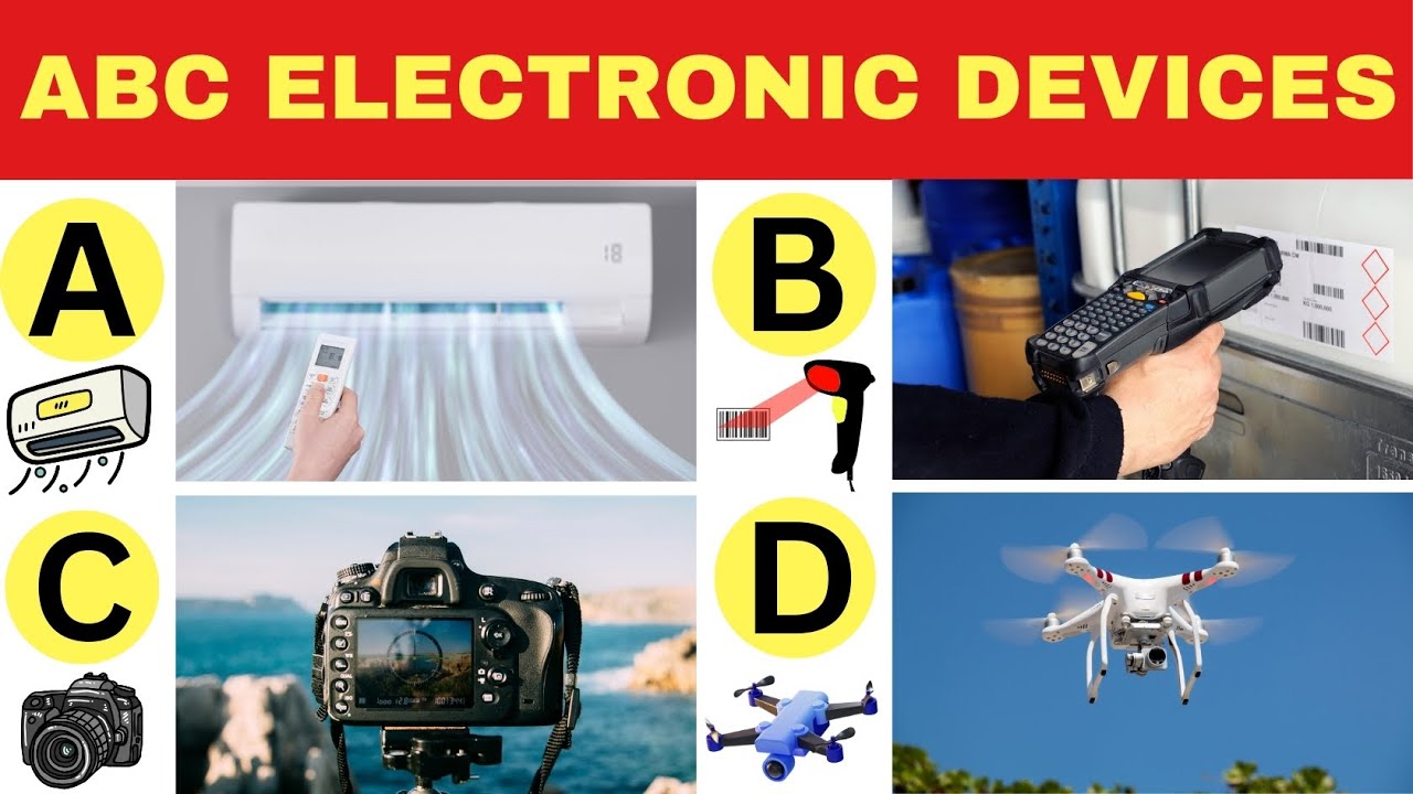 ABC Electronic Devices for Children | Learn Alphabet with Electronic ...