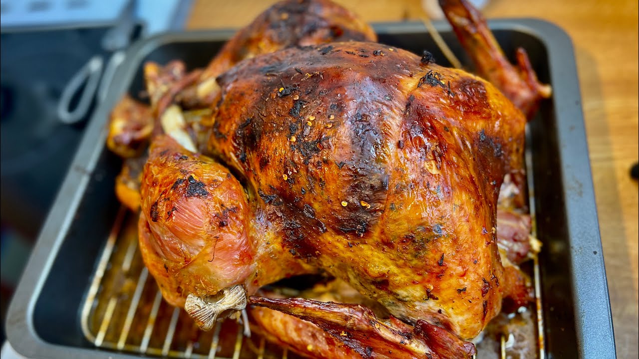 EASY BAKED TURKEY RECIPE | HOW TO BAKE A WHOLE TURKEY | TURKEY RECIPE ...