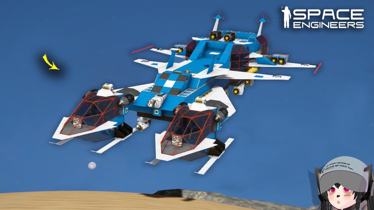 This Insane Ship Has Detachable Bridges and Ski Sleds, Space Engineers ...