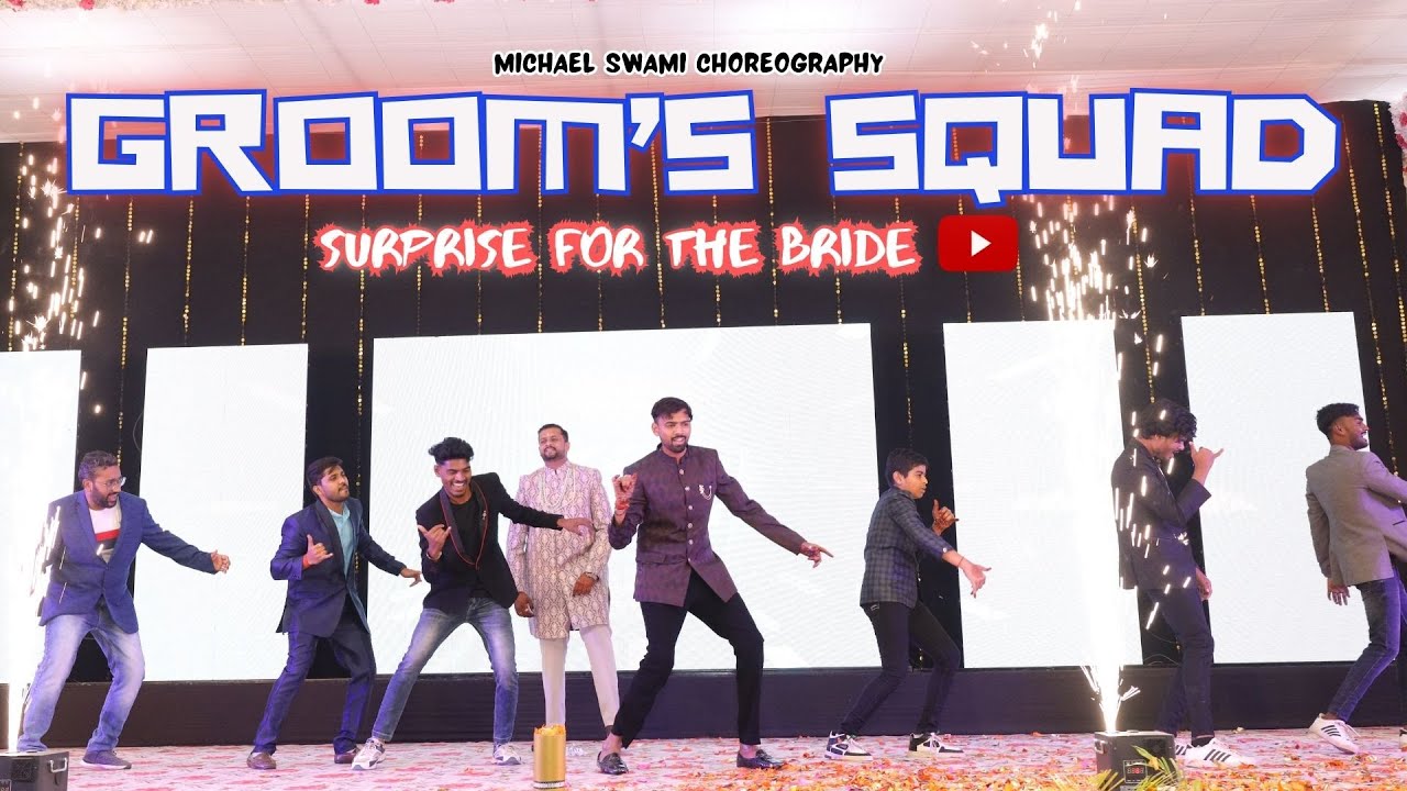Groom's Squad Dance | Surprise Dance | Michael Swami Choreography | # ...