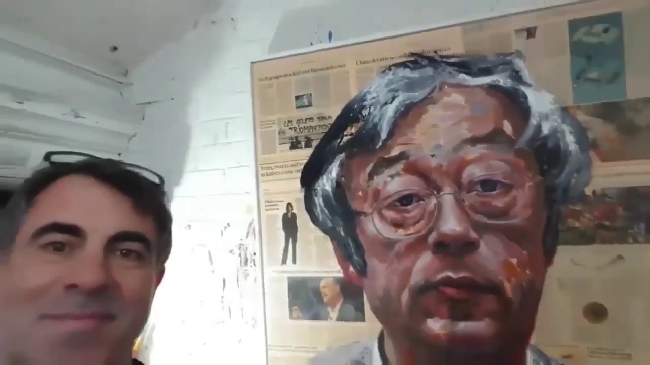 Satoshi Painting Creative Process Video - YouTube