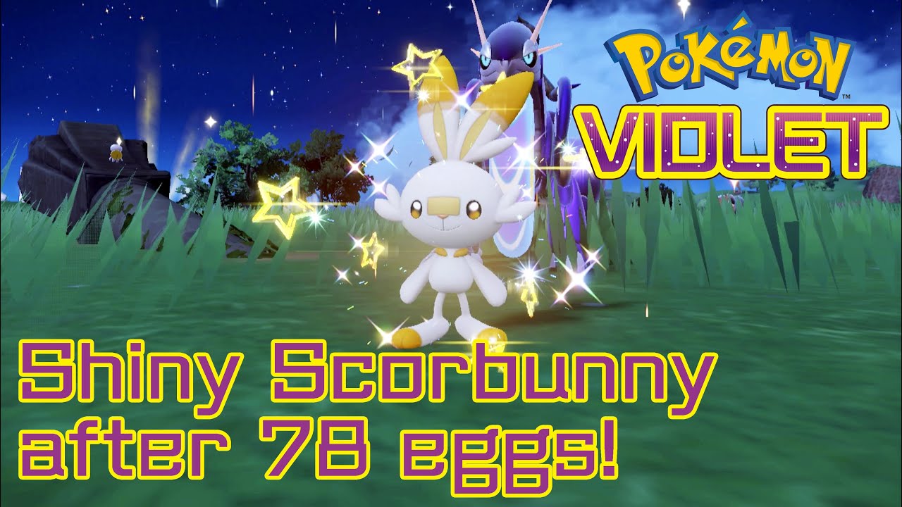 Shiny Scorbunny after 78 eggs! - YouTube
