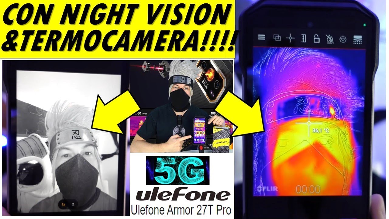 ULEFONE ARMOR 27T PRO 5g cellulare con termocamera recensione smartphone rugged con night vision ...