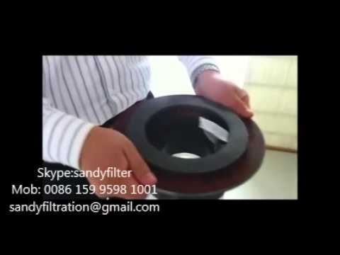 Top Loading Pleated Bag Filter for 154mm tube sheet hole filter - YouTube