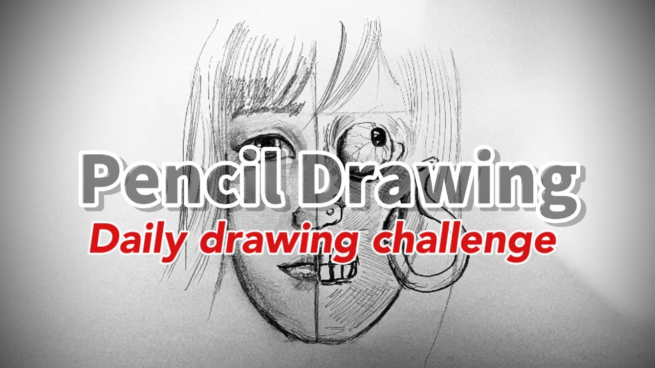 Pencil drawing technique | drawing process | woman face - YouTube