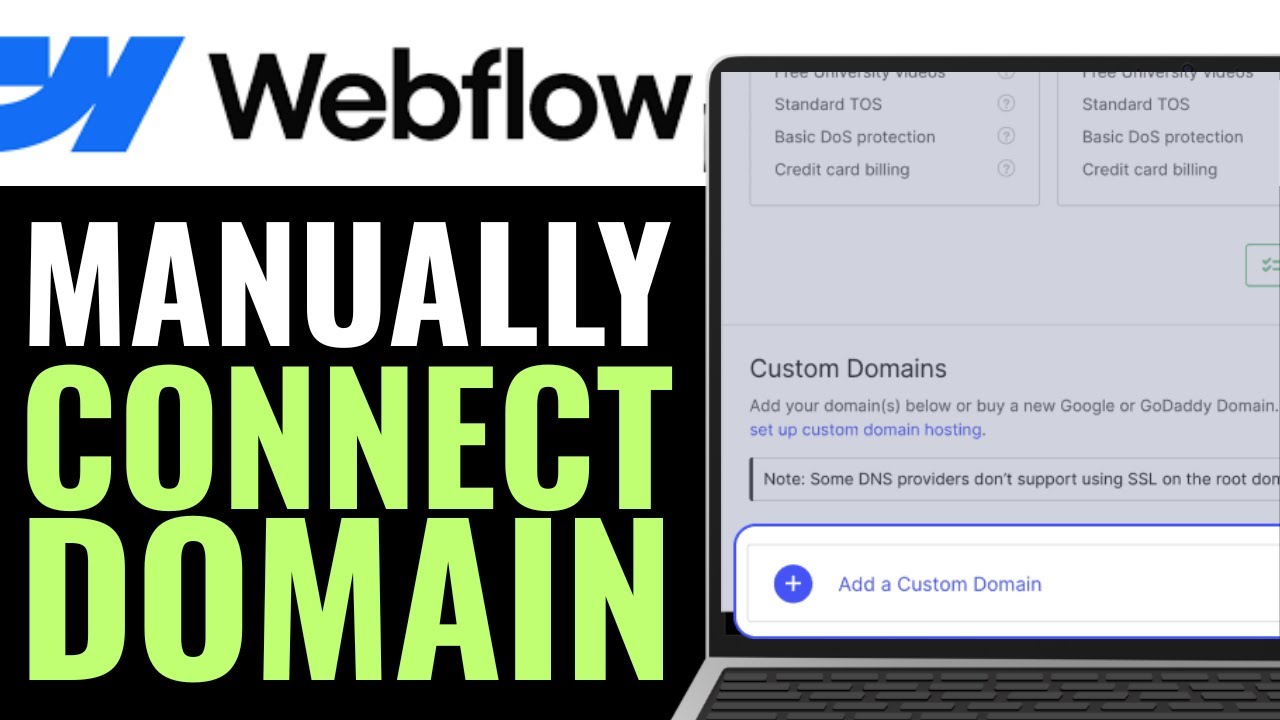 How To Manually Connect Custom Domain To Webflow Website 2025 (QUICK GUIDE) - YouTube