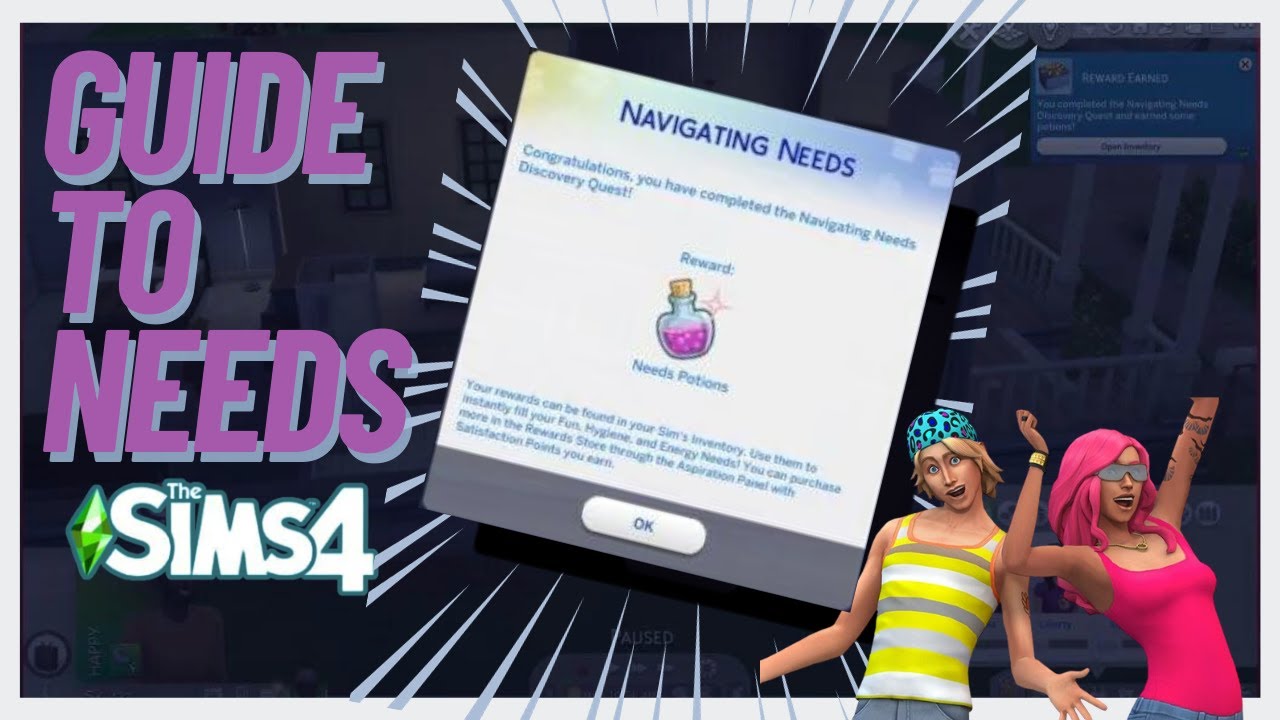 Sims 4 Discovery Quests: Mastering Your Sims Needs in MINUTES - YouTube