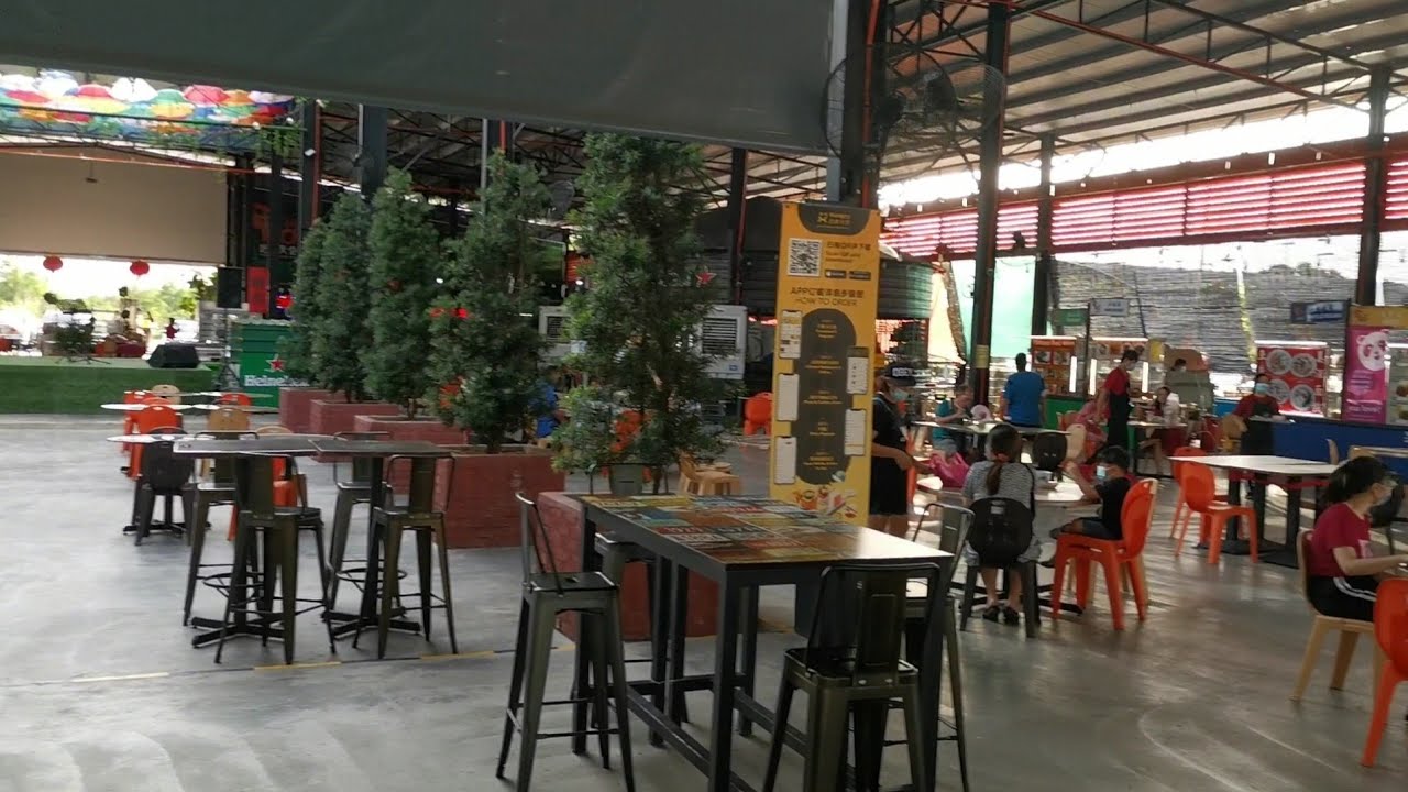 New Food Court @ Limbongan, Melaka: D'Tank Paradise Food Court - YouTube