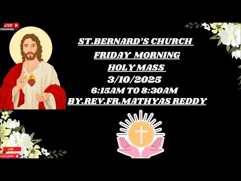 Friday Live Mass At 6:15 AM - YouTube